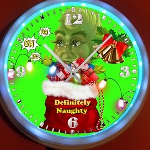 unkno | Wall Decor | Grinch Crazy Baby Clock | Poshmark